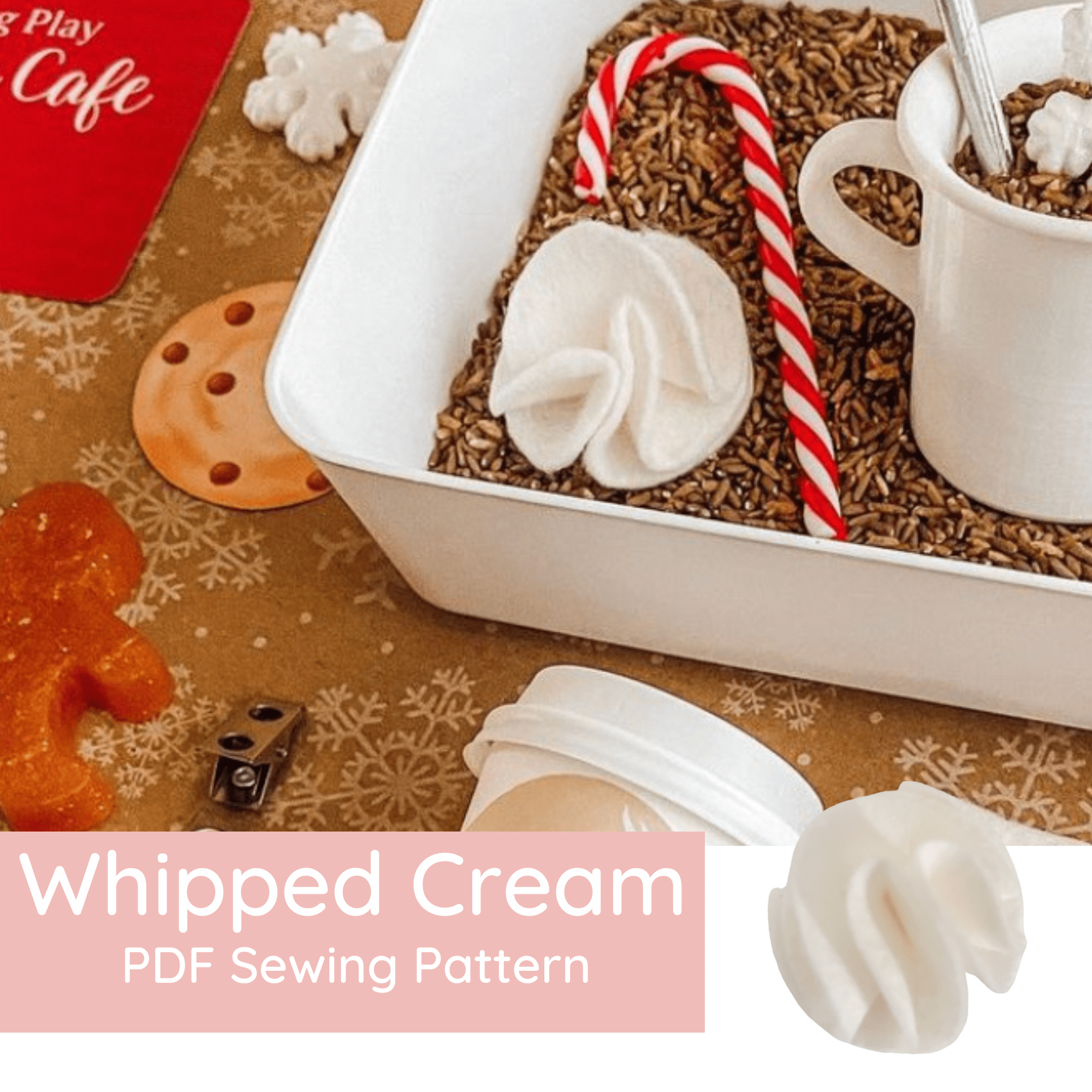 PDF Whipped Cream Pattern - DIGITAL – Felt Happy Sewing